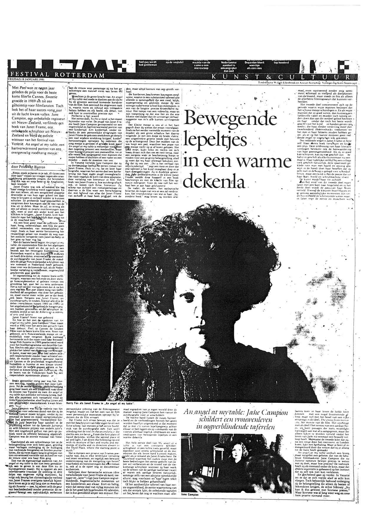 an angel at my table - KNF - Kring van Nederlandse Filmjournalisten